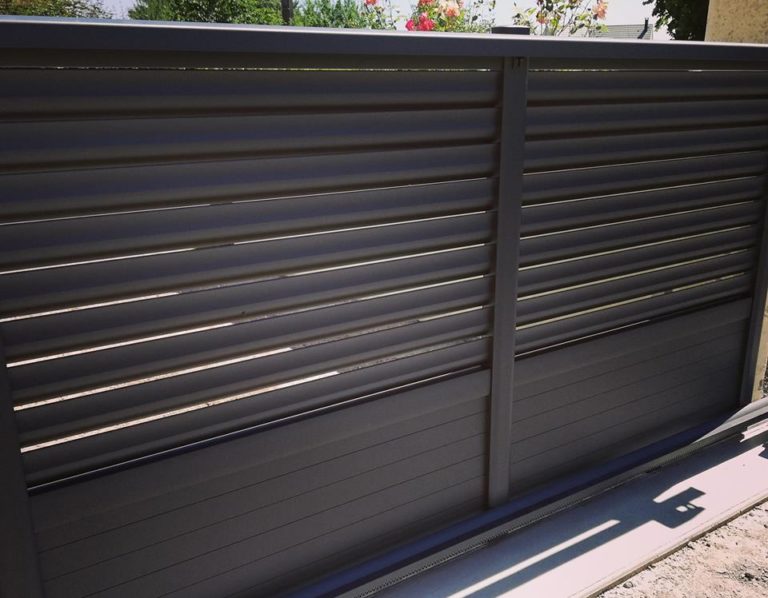 Portail alu coulissant 4m sur mesure | France | Art et Portails