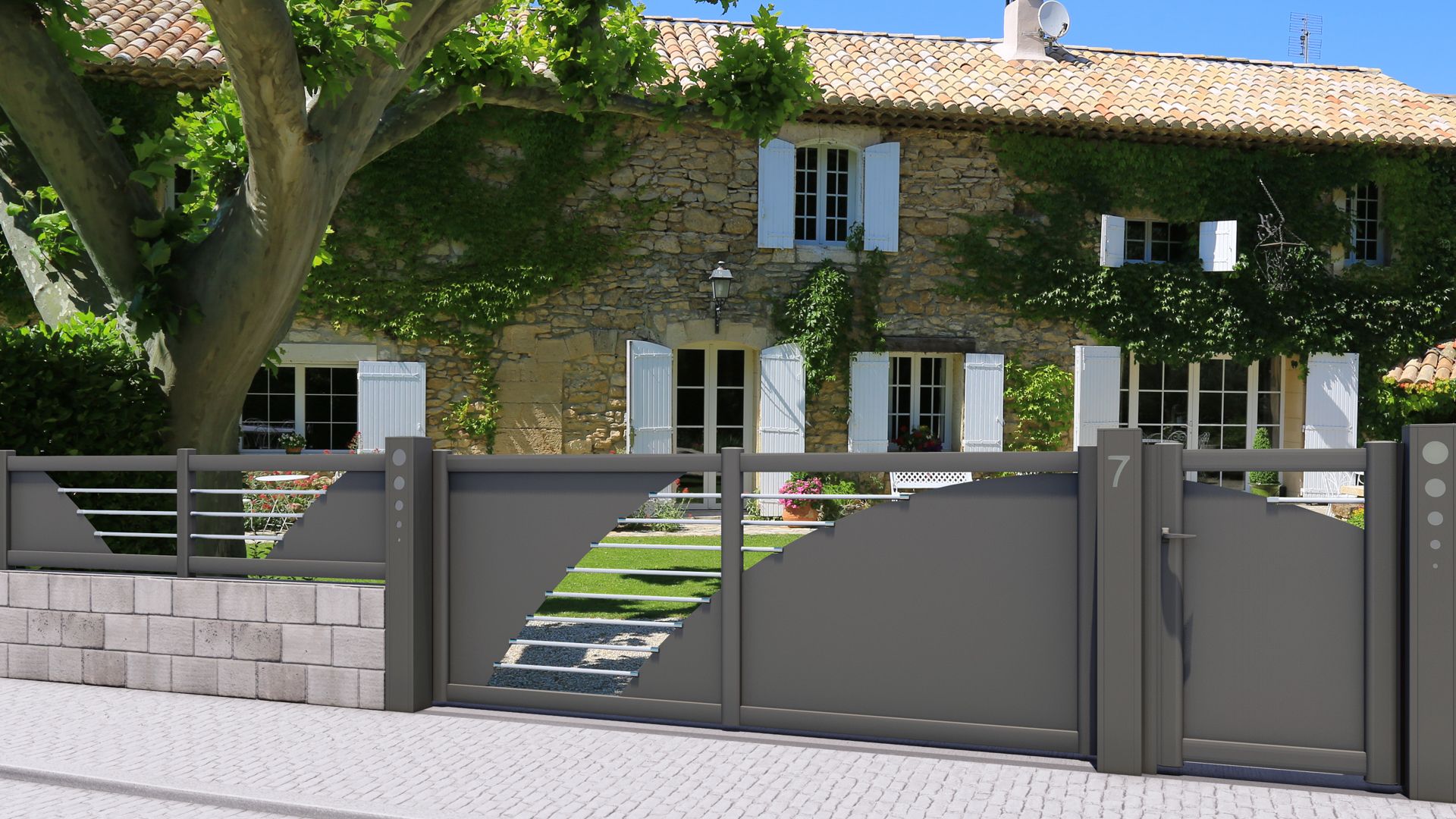 CAMBRAI 59 | Portail alu haut de gamme aluminium | Art et Portails